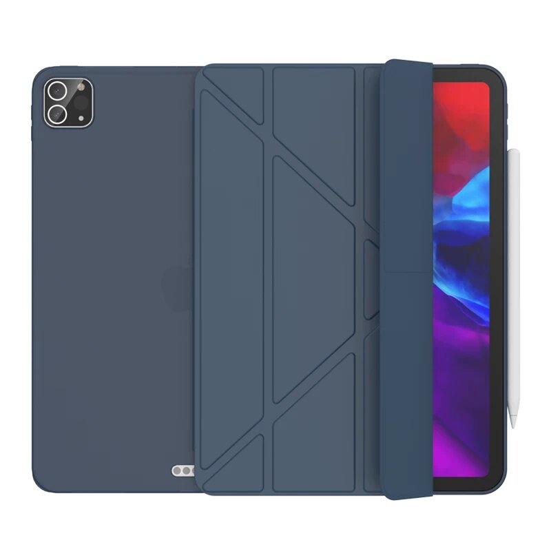 Защитный чехол для iPad 2025 Pro 11inch Pro 12,9 дюйма 2017/2018, защитный чехол 2-го поколения с гнездом для стилуса,