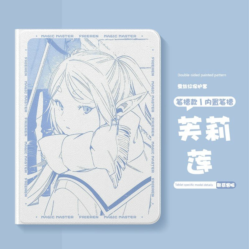 Силиконовый чехол с аниме-темой Фуририн и шелковым рисунком для Xiaomi Pad 5 Pro 12.4 дюйма, стиль с отсеком для стилуса