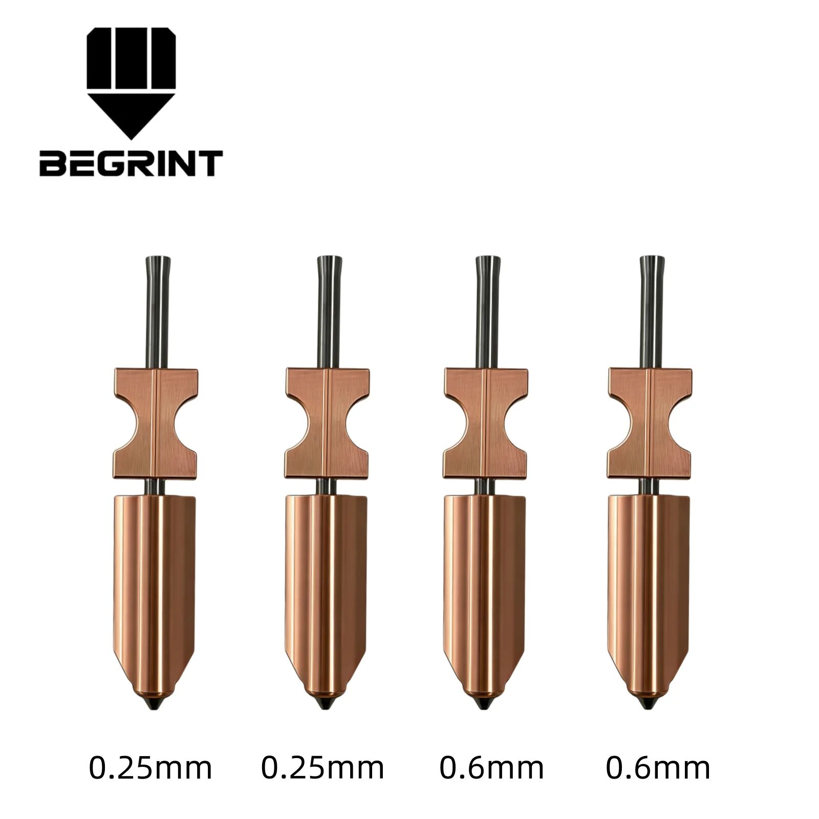 Комплект сопел Flashforge AD5X 0.25/0.4/0.6/0.8 мм 0.25-0.25-66mm