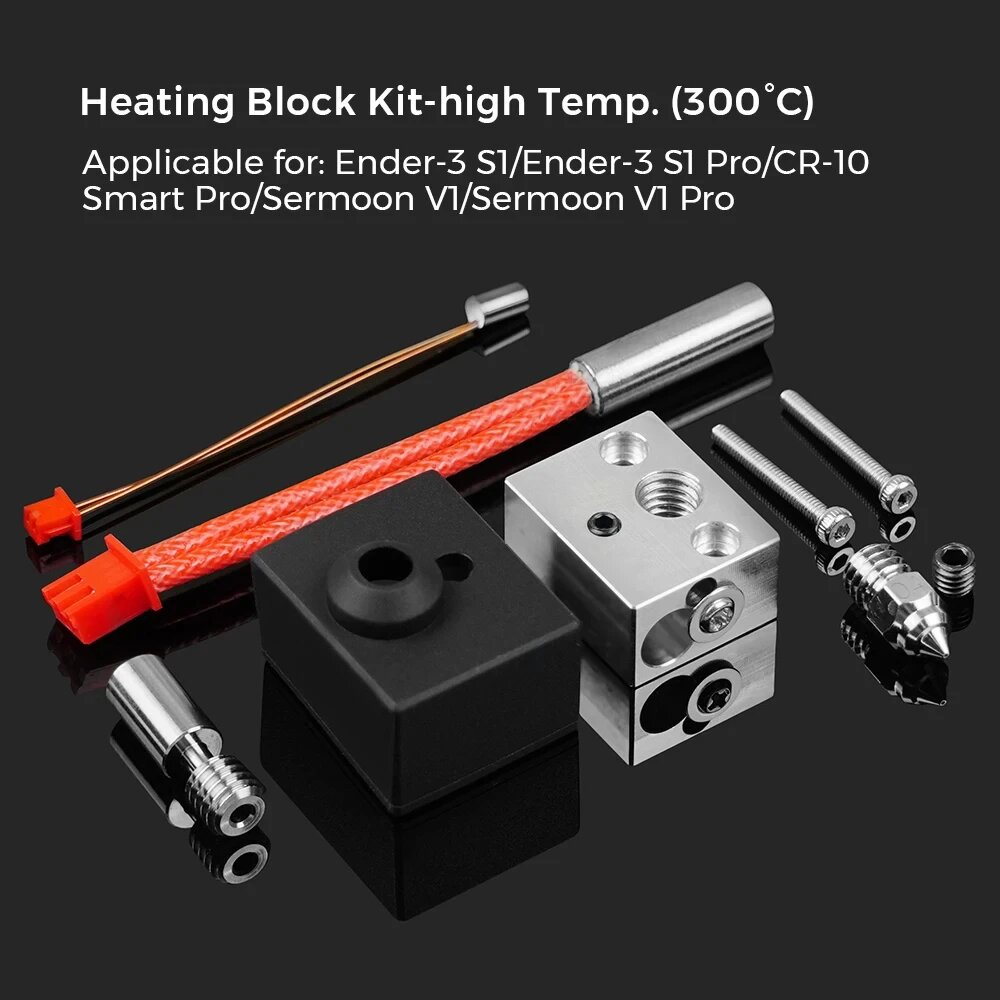 Комплект хотэнда Ender 3 S1/S1 Pro, Titanium Alloy Kit