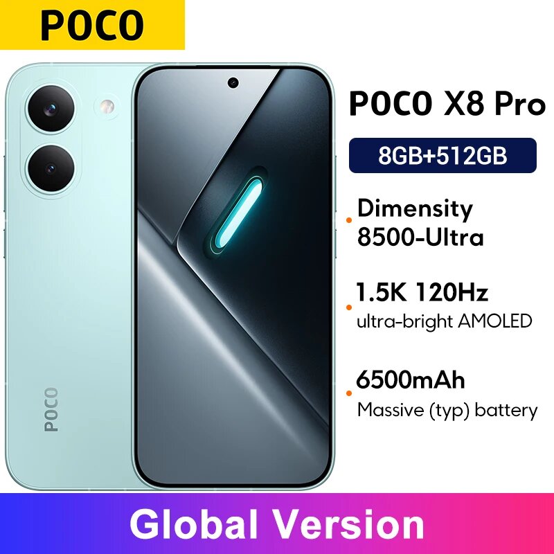 Смартфон Poco X8 Pro, 8/512ГБ, global