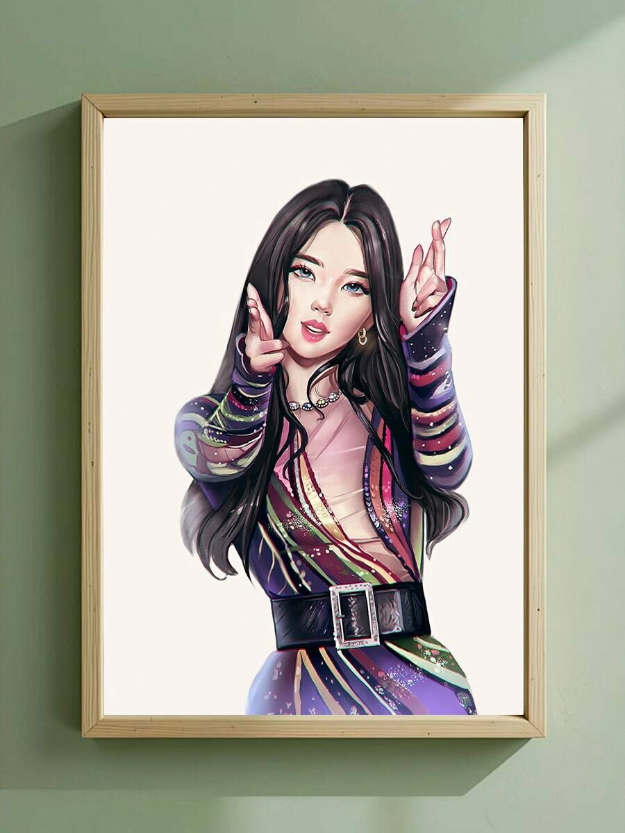 Постер, плакат на стену "Blackpink K-pop Гёрл-Группа" 42Х29,7см (А3)