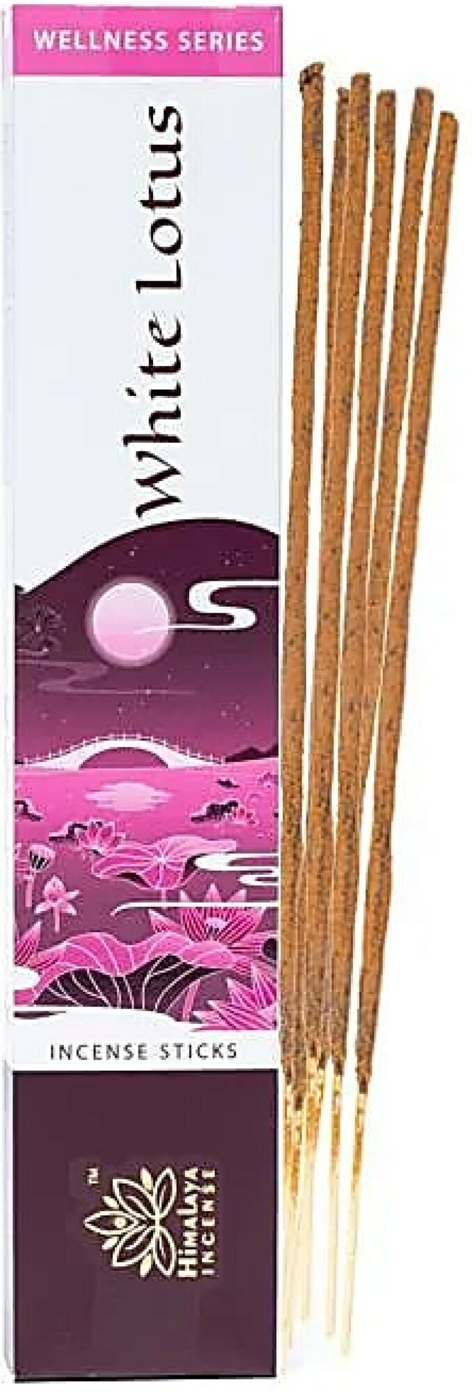 Белый Лотос Хималая аромапалочки Himalaya Wellness Arruda Incense 2 кор. по 15 пал.