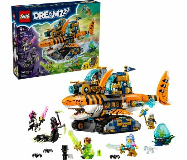 Конструктор LEGO DREAMZzz 71515 Танк Тигровая Акула (Lego 71515)