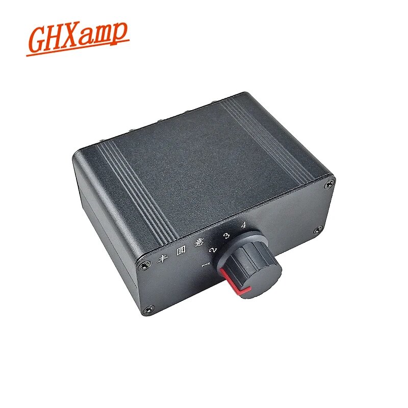GHXAMP 4 Way Sound Source Switcher