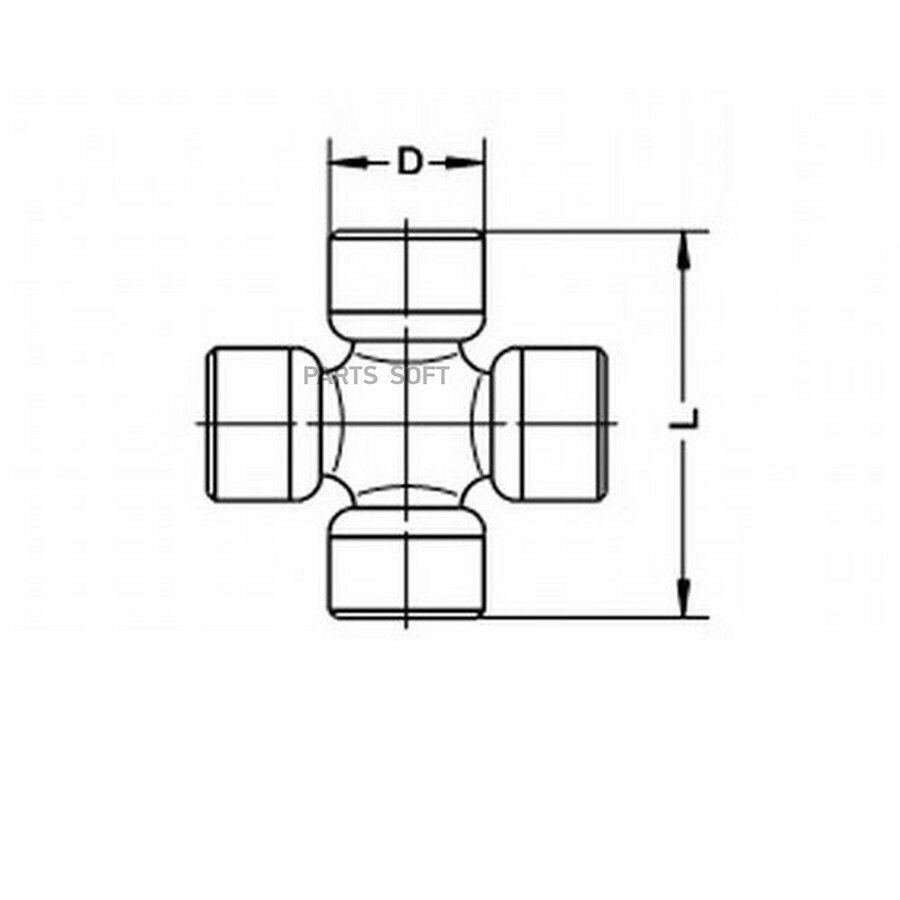 Крестовина GKN U167