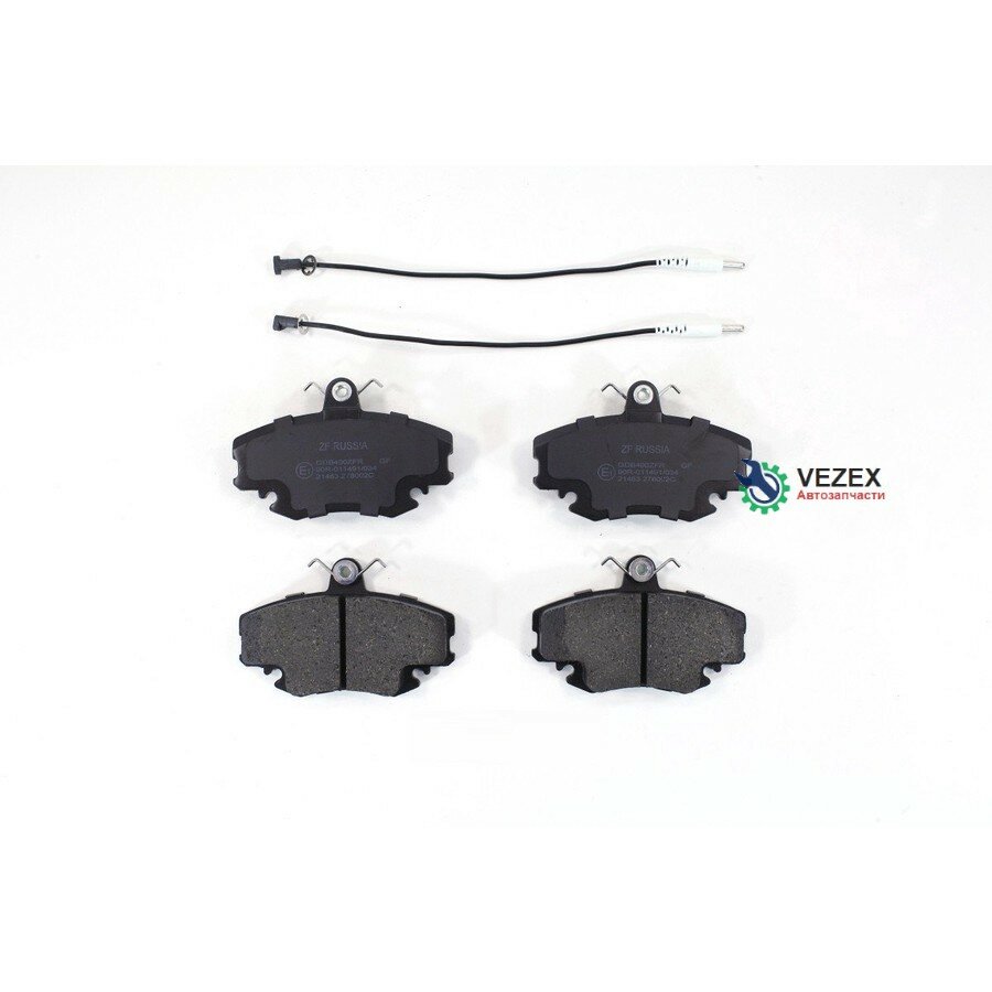 ZF RUSSIA GDB400ZFR колодки дисковые передние!\ Renault Thalia 00>, Dacia Logan 1.4/1.6i/1.5D 04>