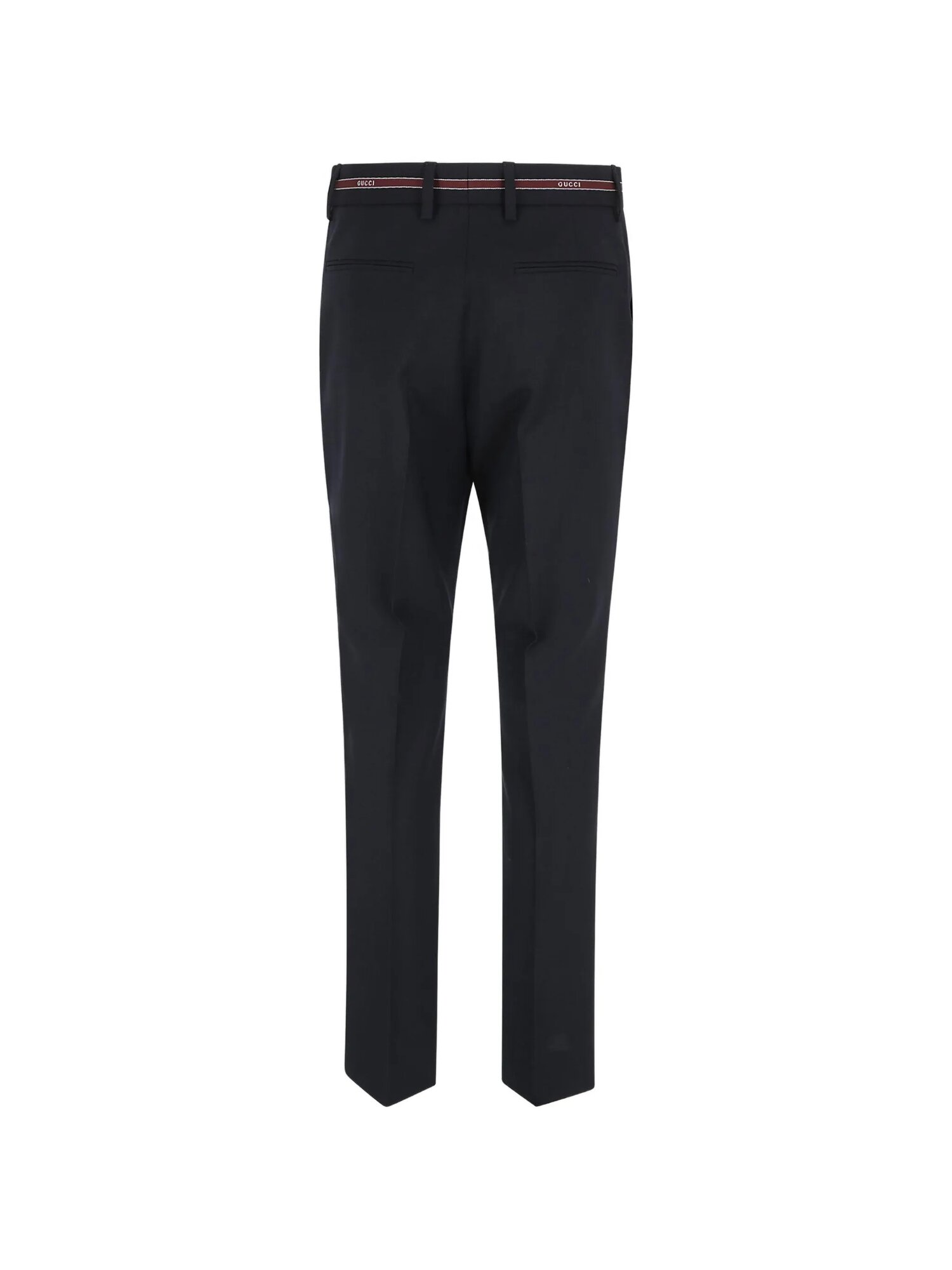 Брюки GUCCI Tailored wool trousers, размер 42, синий — фото 1