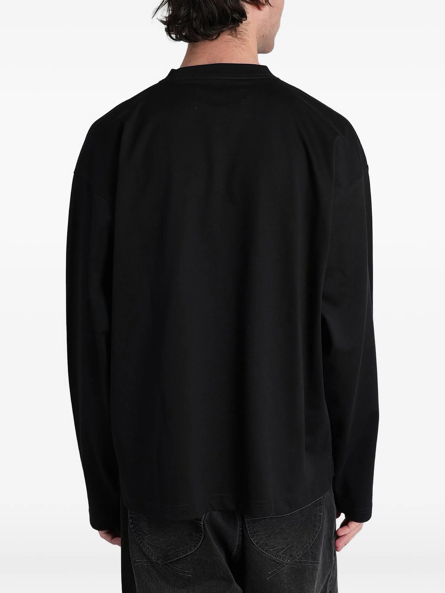 Свитер MAISON MIHARA YASUHIRO Pocket-detail logo-patch sweater, размер 46 — фото 1