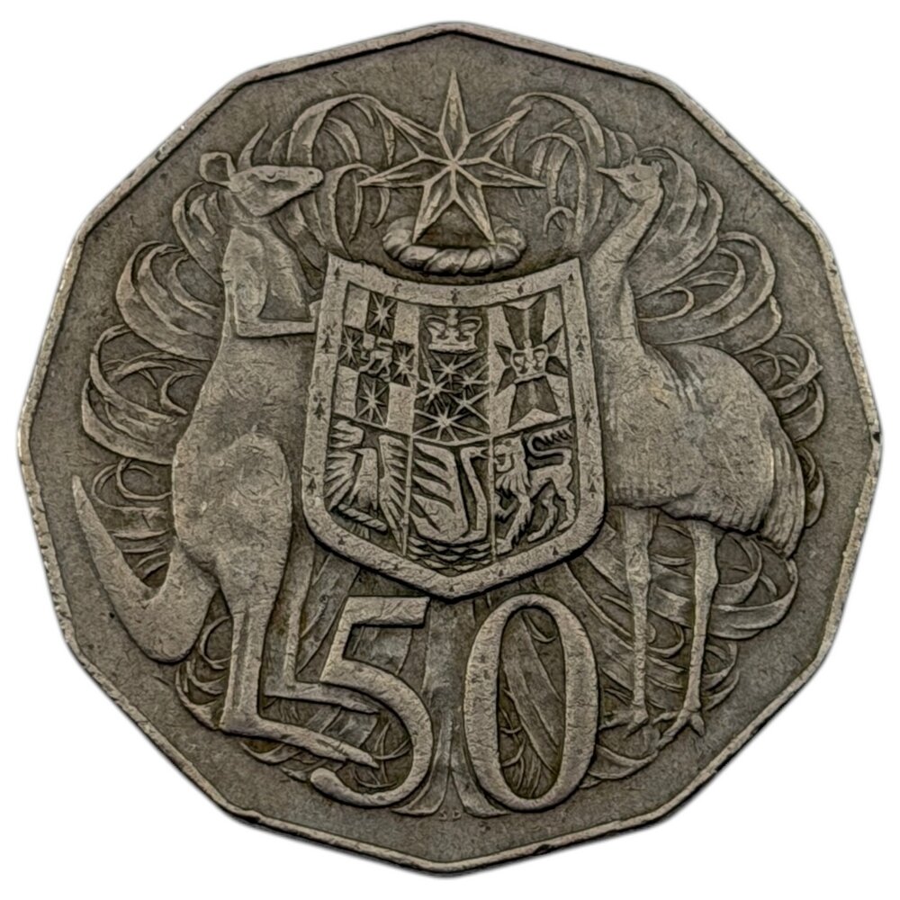 Австралия 50 центов 1976 г.