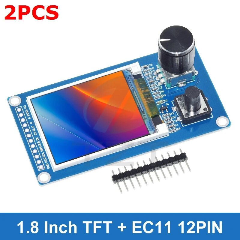 2шт 1.8" TFT дисплей с энкодером EC11