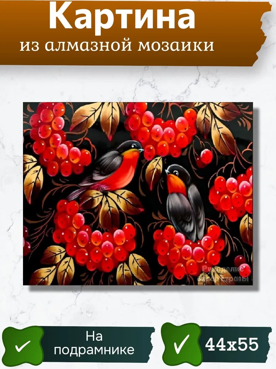 Алмазная мозаика на подрамнике 44х55