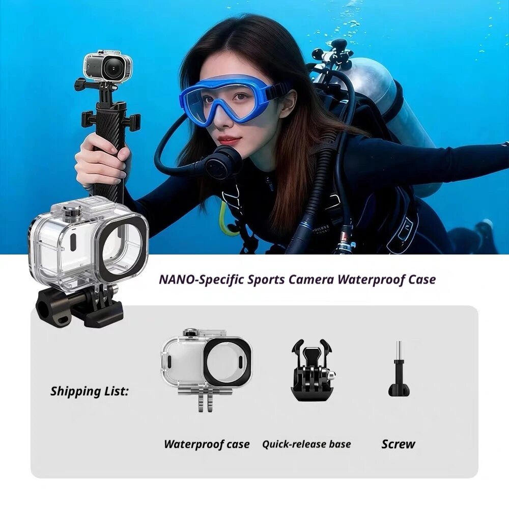 Водонепроницаемый бокс для DJI Osmo Nano (sub dive case)