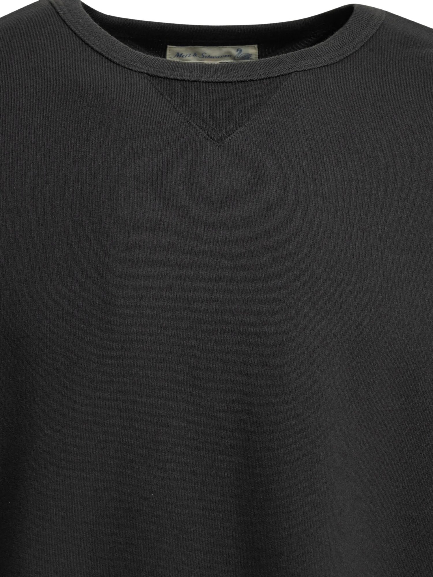 Свитер Merz B. Schwanen Ribbed-trim cotton sweater, размер XL, , black/black — фото 1