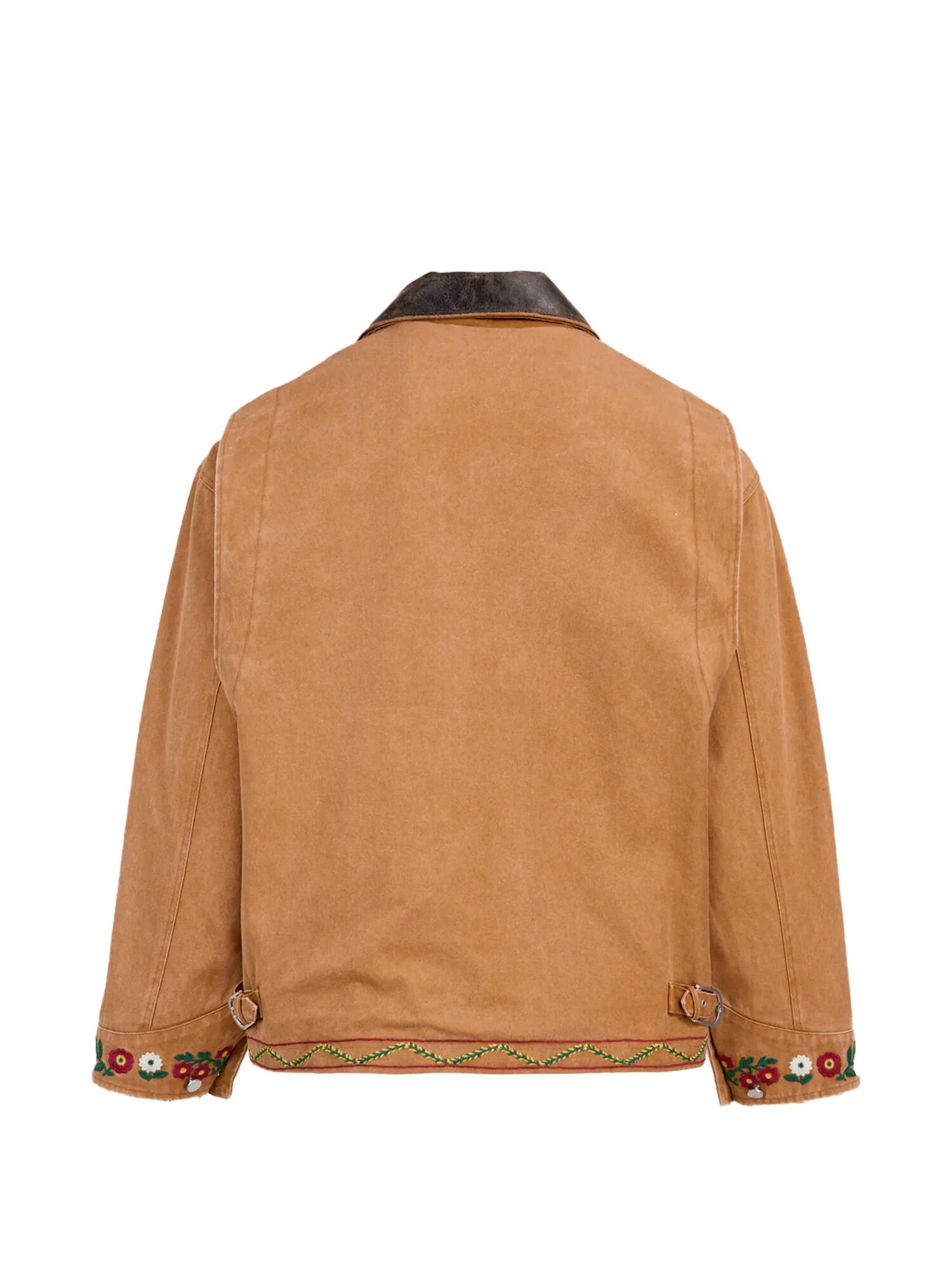 Куртка FOUND Embroidered canvas jacket, размер M, brown — фото 1