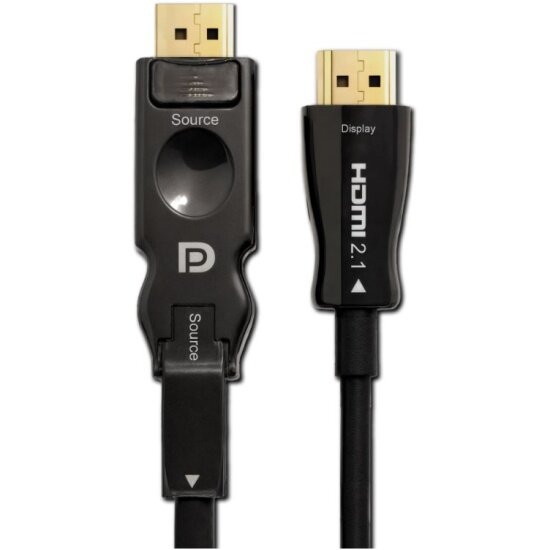 Активный оптический кабель Filum FL-AOC-DP1.4-HDMI2.1-40M DisplayPort 1.4-HDMI 2.1, 32.4 Gbps, 8K