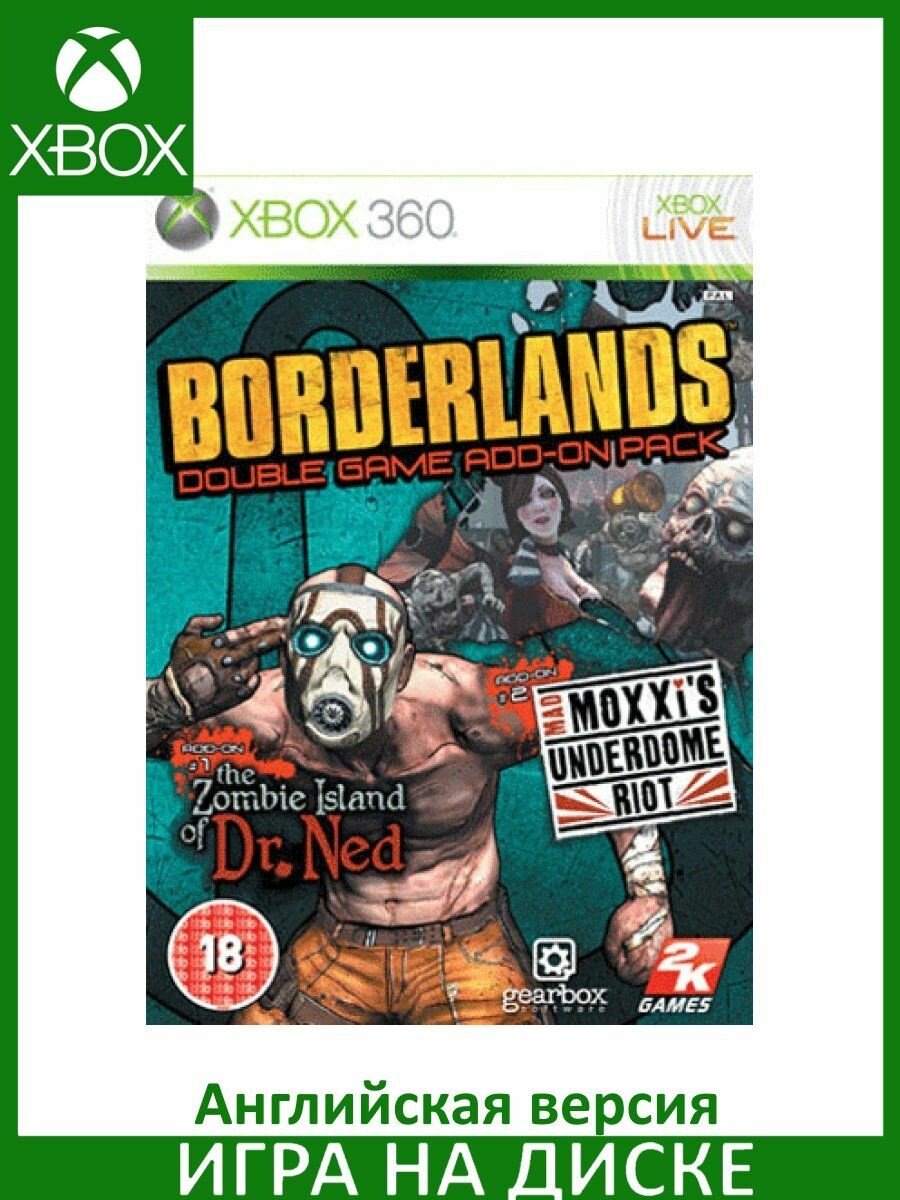 Игра Borderlands Double Game Add-On Pack Xbox 360 Диск Английская версия
