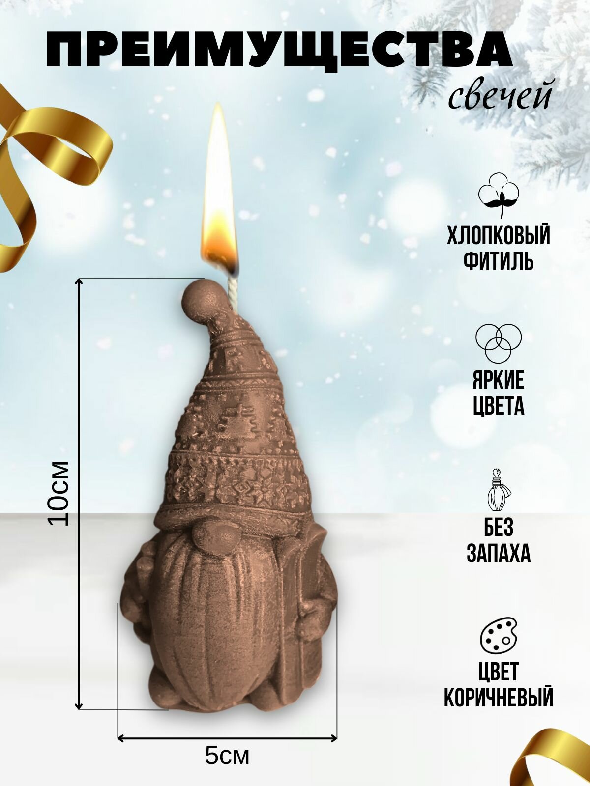 Свеча Гномики — фото 1