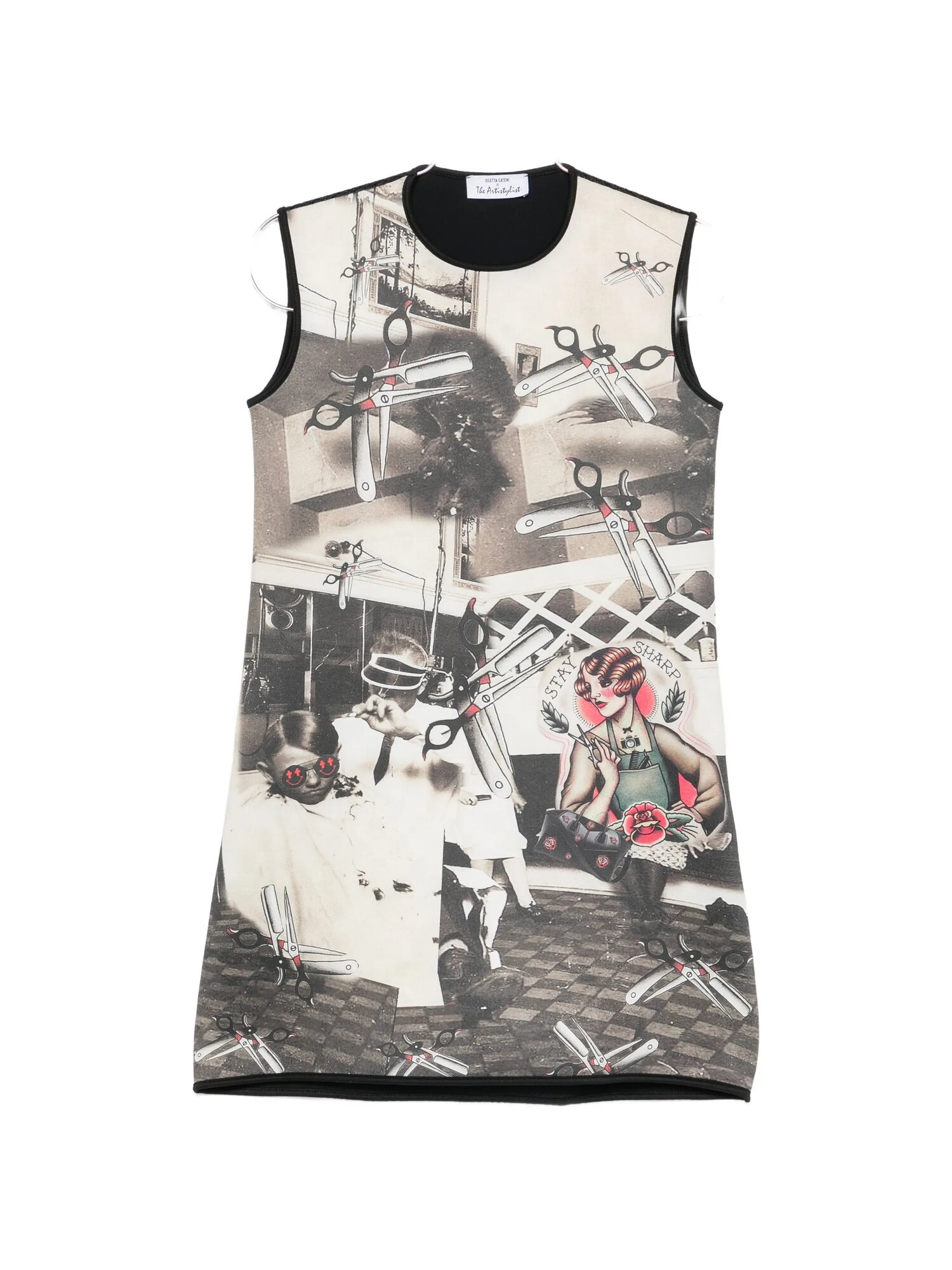 Платье Graphic-print A-line mini dress