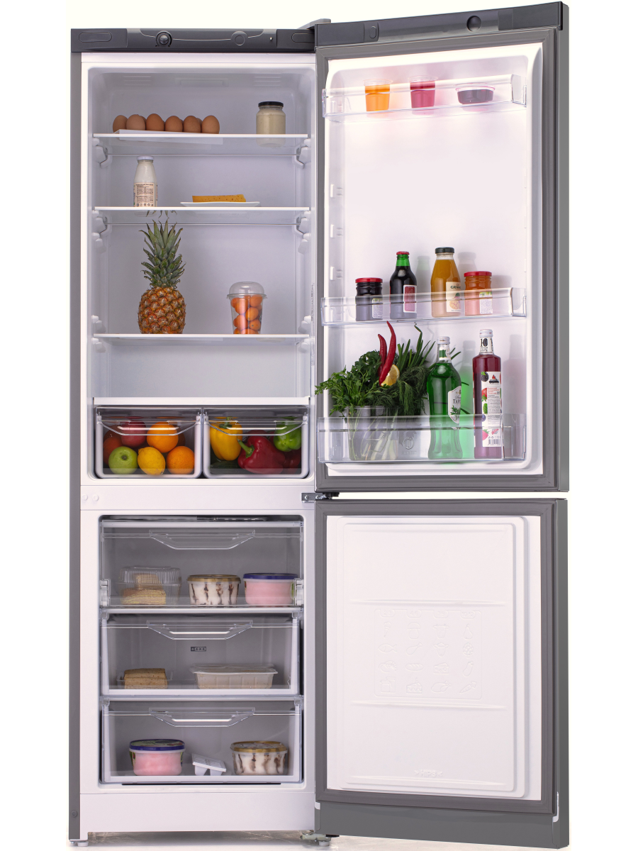 Холодильник Indesit DS 3180 G двухкамерн. общий объем 332л серебристый (869892300440)