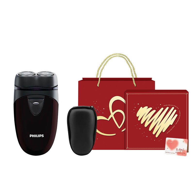 Электробритва роторная унисекс PHILIPS PQ206/18, красная, PQ206 Red, Heart Full Box