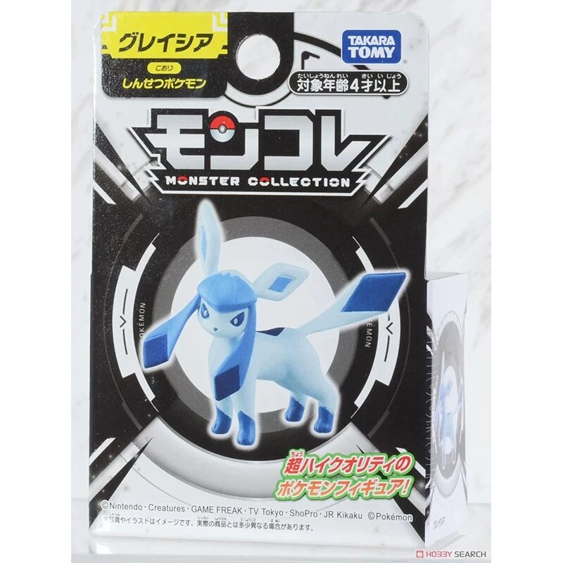 Официальная коллекционная фигурка Ice Eevee TOMY Pokémon MC Scarlet & Violet MS Ледяной Эвэй_Около 4 см, в наличии