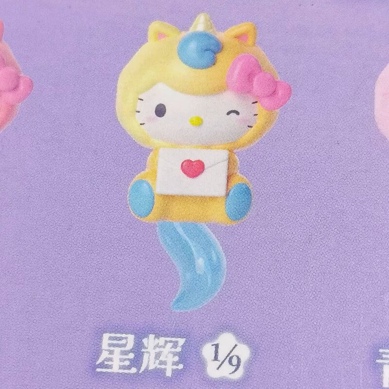 Милые фигурки Sanrio Hello Kitty: Приключения в мире сна, серия Cute Bean, в слепых пакетах/коробках, официальный мерч,