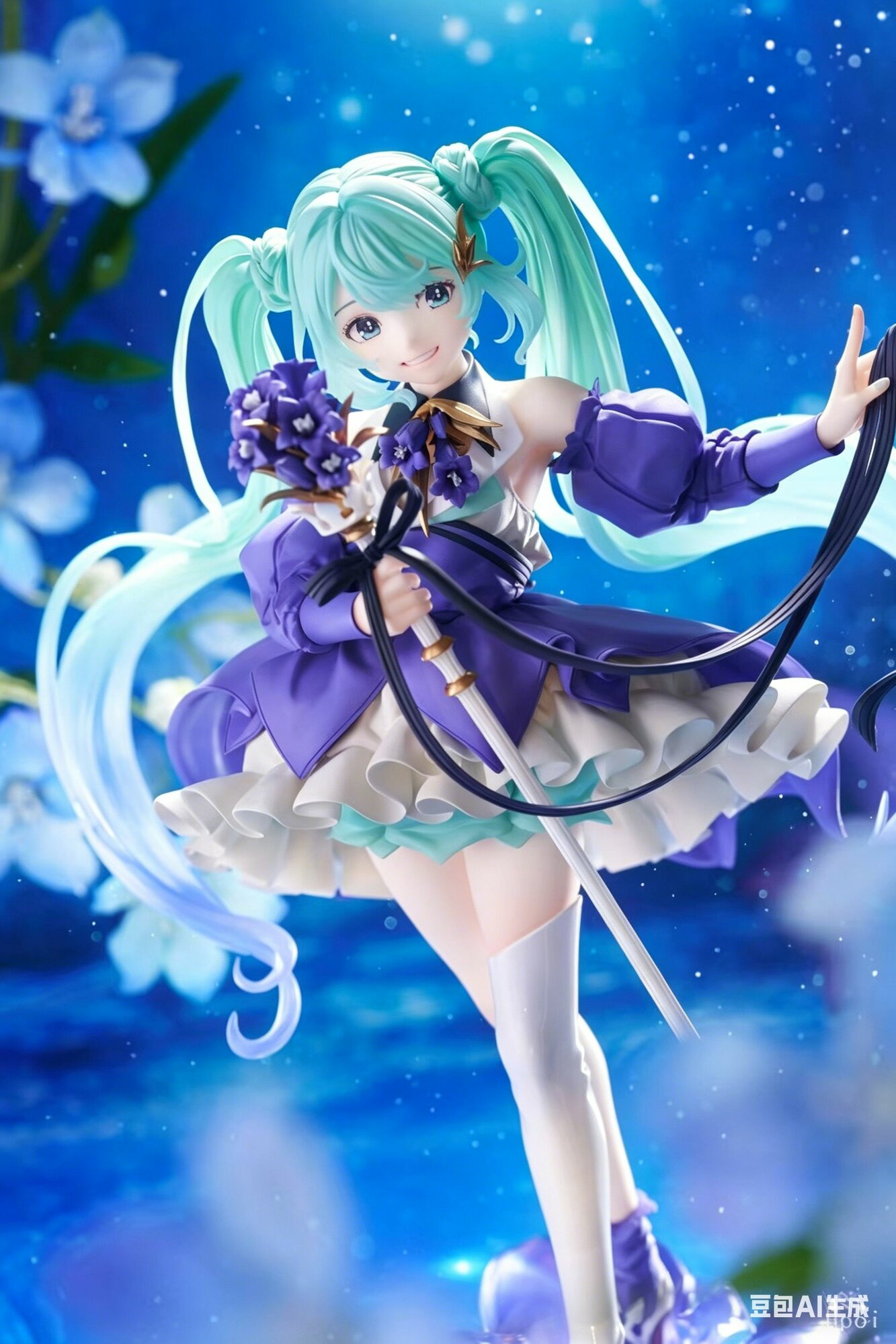 DCY-TAITO Аниме Фигурка/MIKU Birthday 2024 AMP+Figure skating Flower/210mm