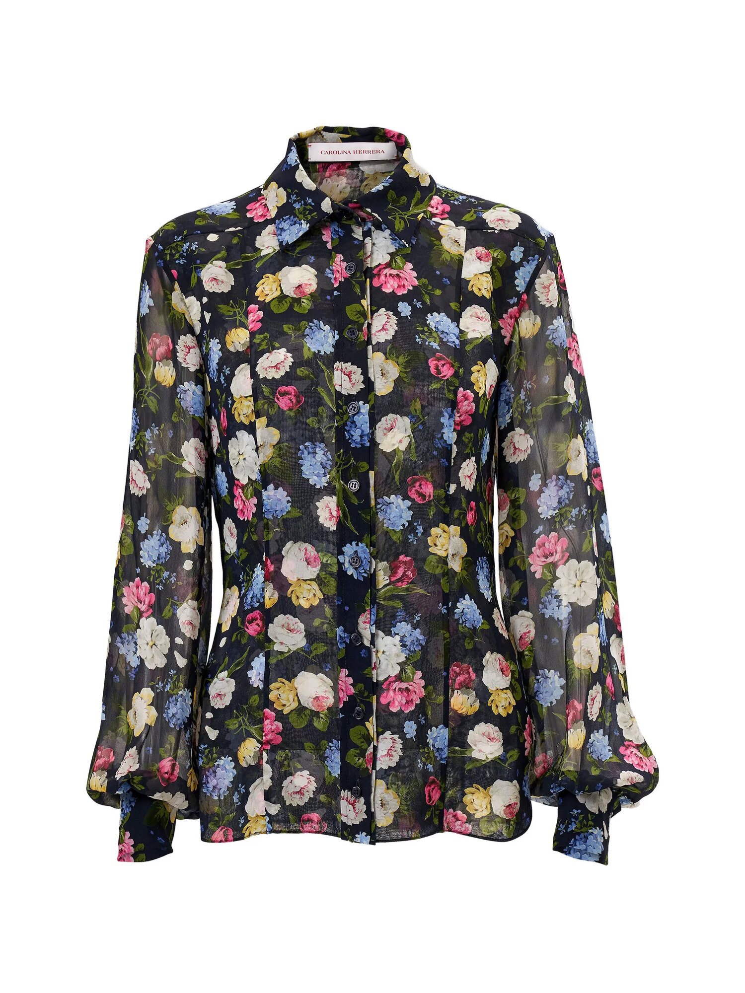 Рубашка Floral-print chiffon shirt