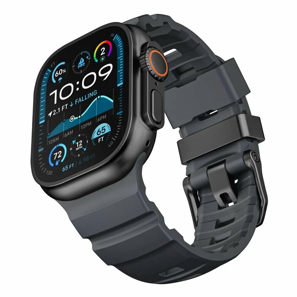 Новый спортивный резиновый ремешок, подходящий для 42 44 45 46 49 мм Apple Watch, может использоваться для серии Apple 123456789SE10