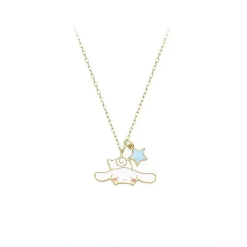Кулон Sanrio Hello Kittys Purindog, милый кулон в виде мультяшного животного, стильный и идеальный подарок для девочек.