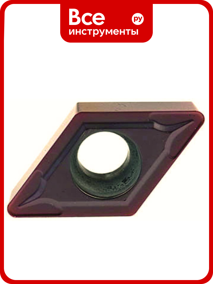 Пластина токарная DCMT11T304 LF6118 DESKAR D0000060, для всех типов сталей