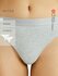 Трусы MUTED AIR COTTON, размер S, серый меланж
