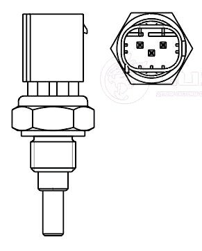 Датчик температуры Geely Atlas 16--, Emgrand EC7 09--, Livan X3 Pro 22--