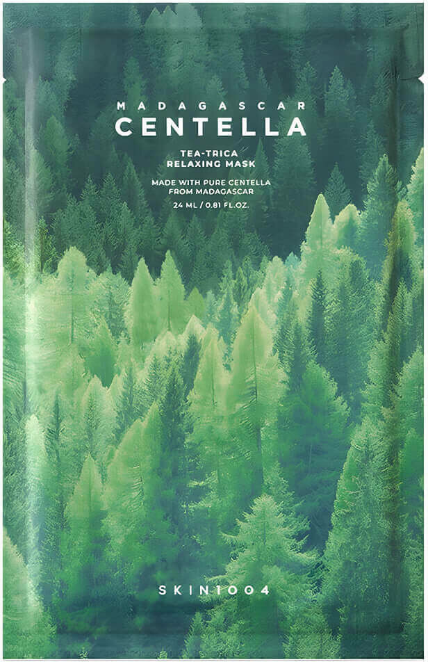 SKIN1004 Тканевая маска с чайным деревом Madagascar Centella Tea-Trica Relaxing Mask 200ml