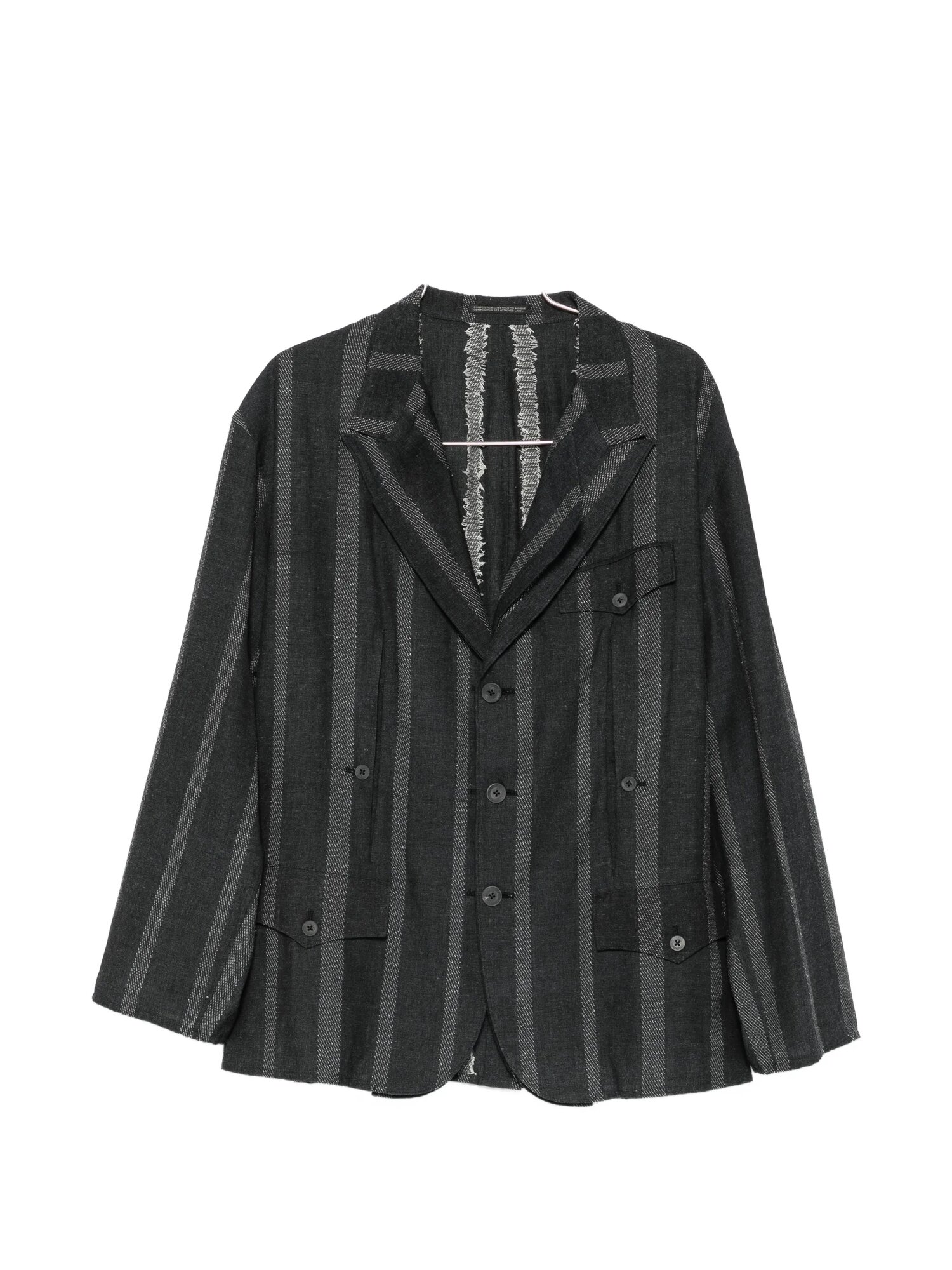 Пиджак Stripe-pattern notched-lapel blazer