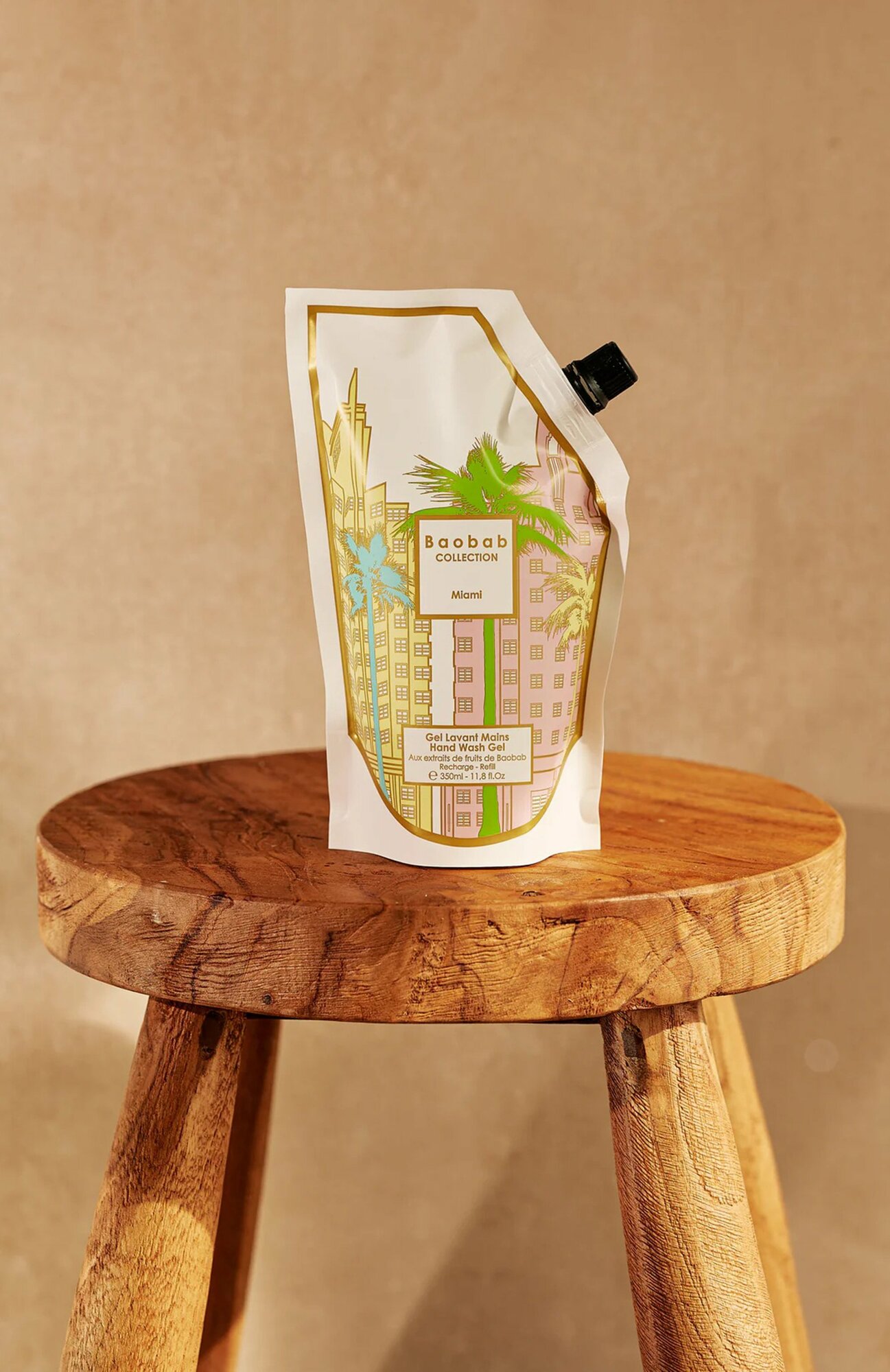Рефил моющего геля для рук Miami (350ml) Baobab