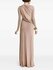 Платье  Ruched open-back maxi dress, размер 40, разноцветный
