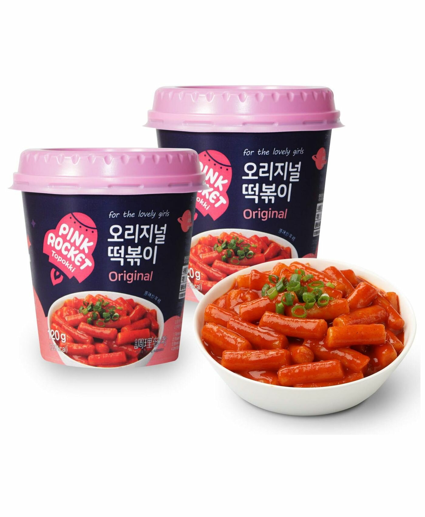 Рисовые клецки Токпокки Оригинальный вкус 120 г * 2 шт