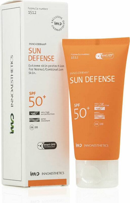 INNO-DERMA Солнцезащитный крем SPF50+ Инно-Дерма Inno-Derma Sun Defense SPF50+ 90ml