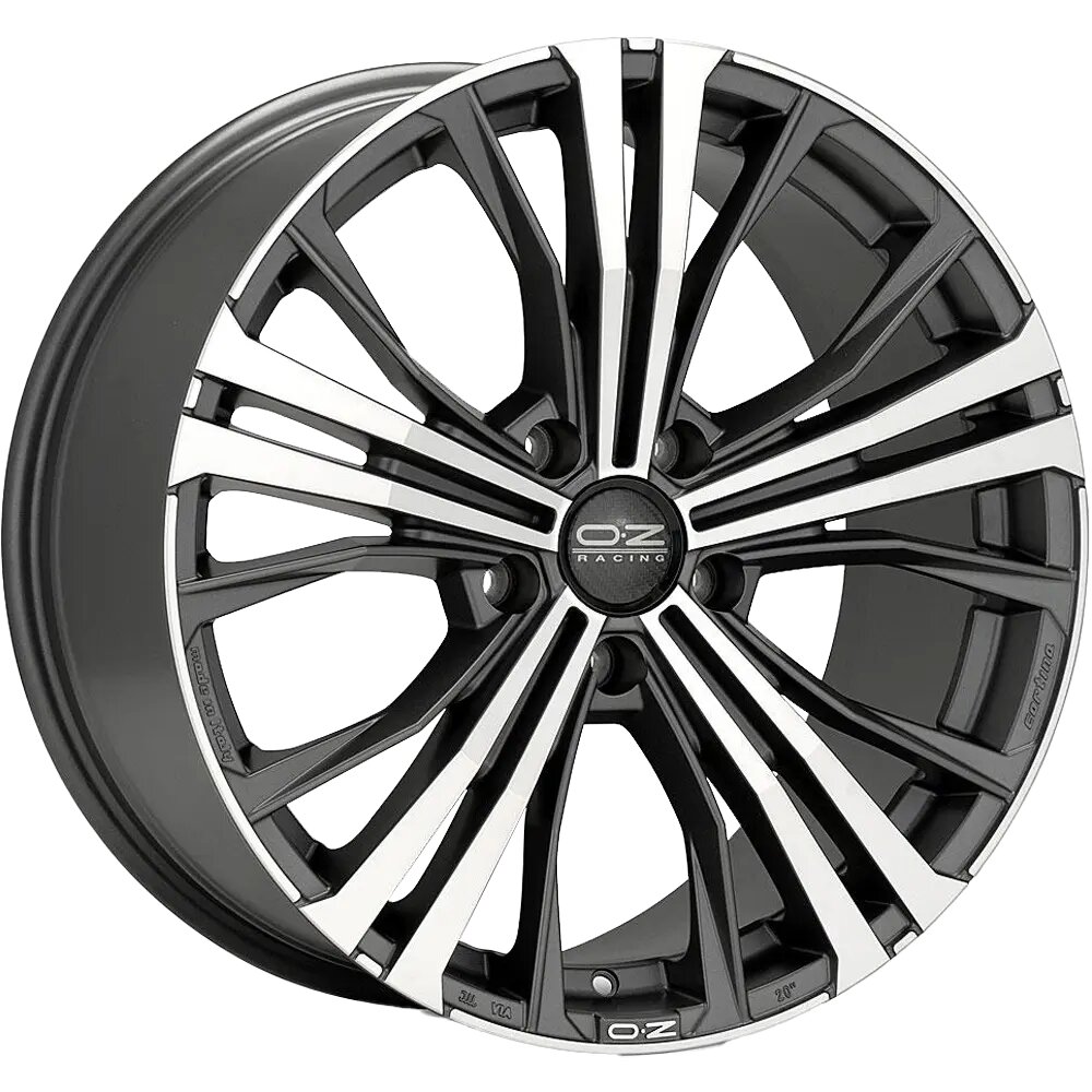 Колесный диск OZ Cortina 10x19 5*120 ET40 D79 Matt Dark GraphiteDiamCut