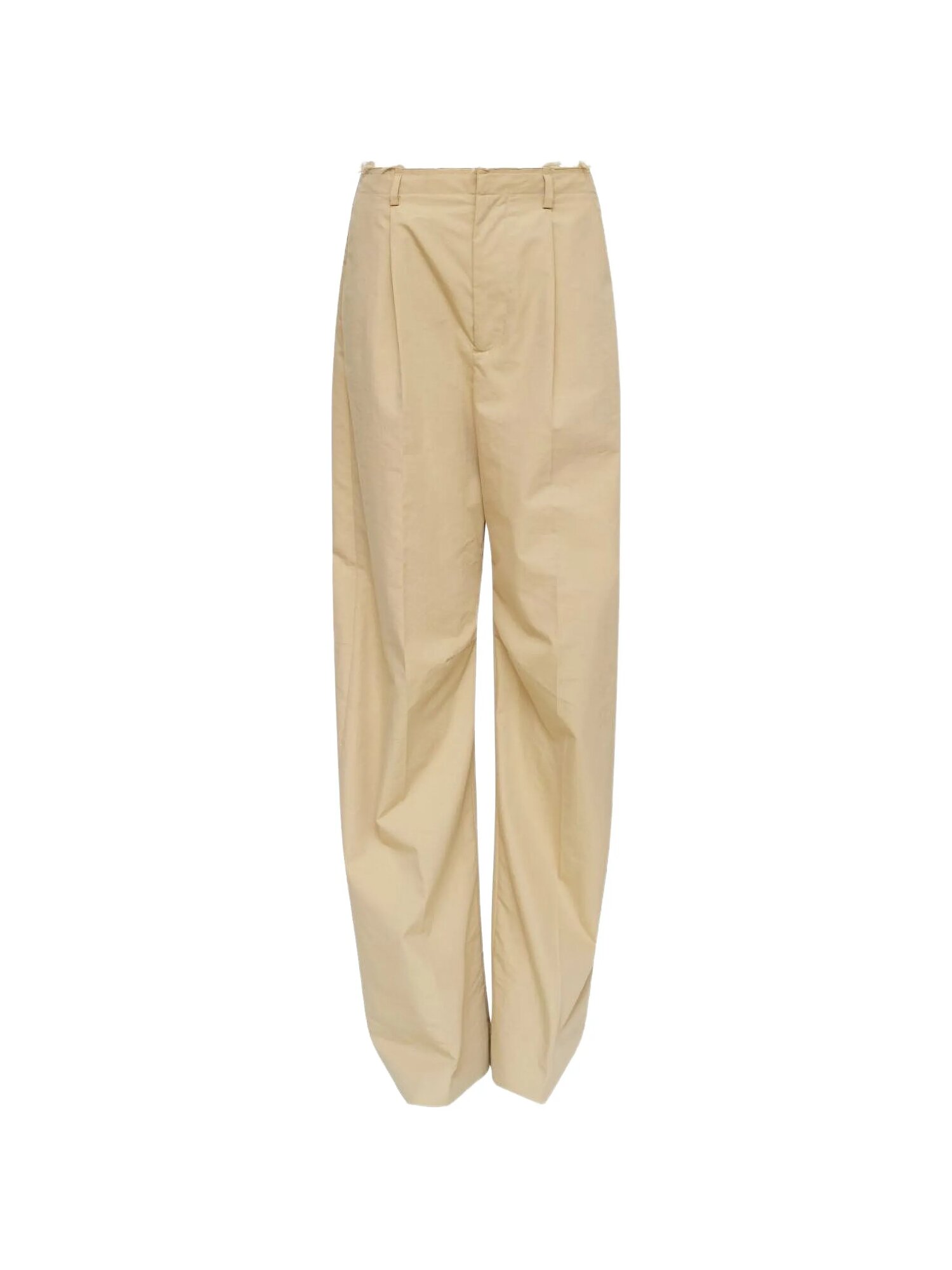 Брюки Raw-edge pleated trousers