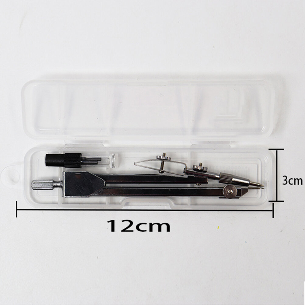 Компас Для Чертежей 2 Штуки Серебристый Цвет 11.5X3CM Идеально Для Учебы И Рисования