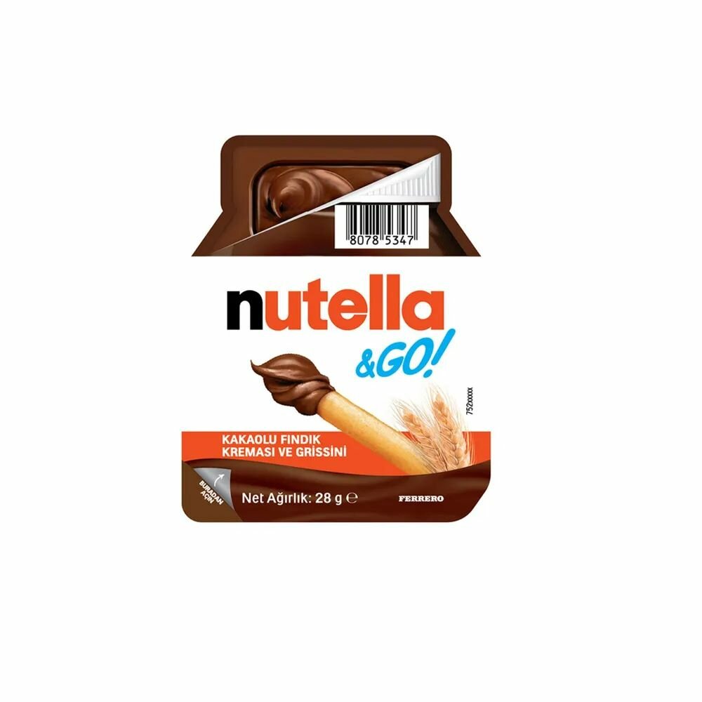 Nutella & Go Шоколадно-ореховая паста с палочками гриссини 28 г
