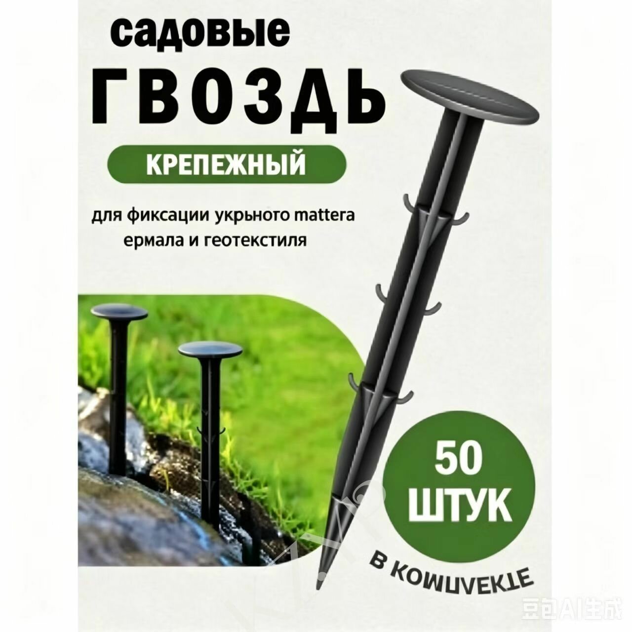 Гвоздь садовый150 х 30мм, Дюропласт