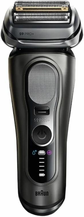 Электробритва мужская шейвер Braun Серия 9 Pro+ 9615s с зарядной станцией и чехлом для хранения, серебристая