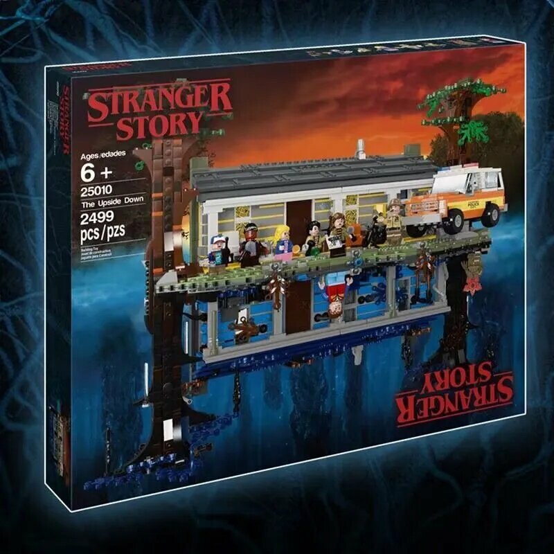 Конструктор Очень странные дела, 2499 деталей / Совместимый с Stranger Things The Upside Down 75810