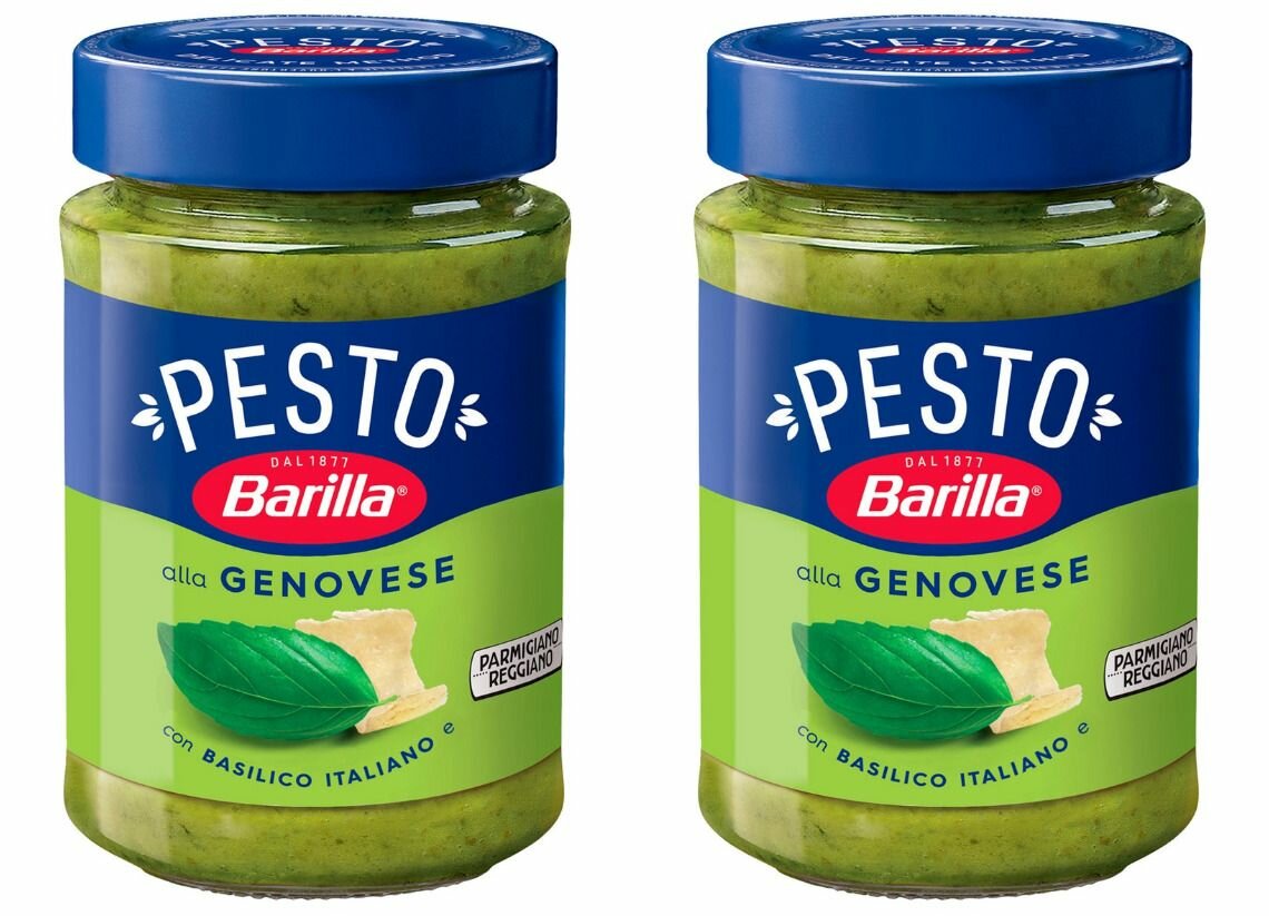 Barilla Соус Pesto alla Genovese с базиликом, 190 г, 2 шт
