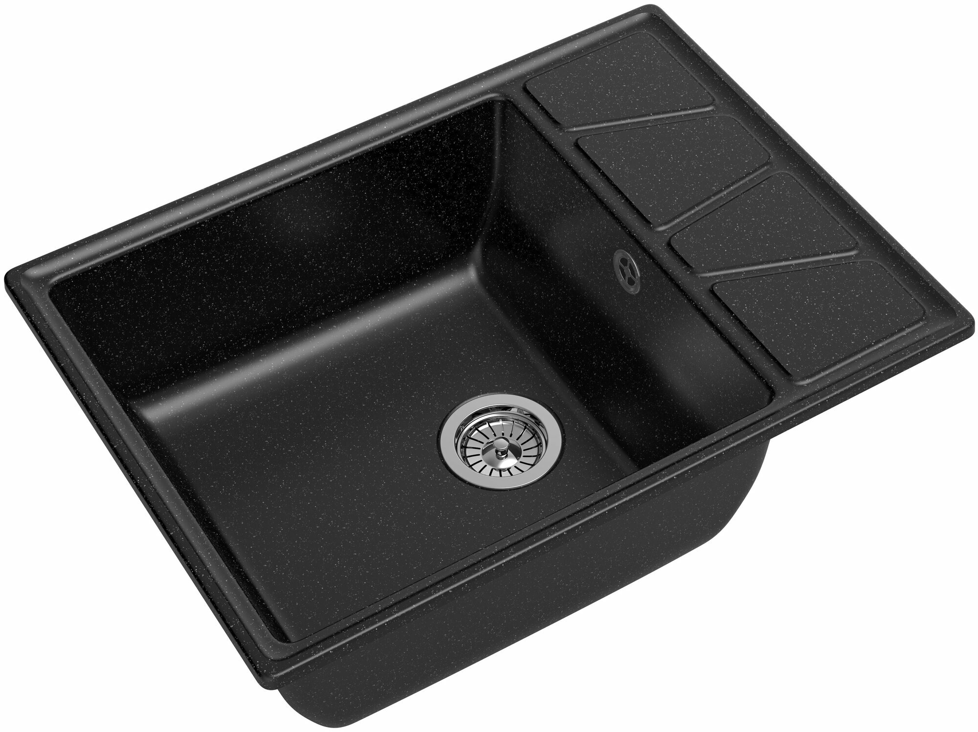 Мойка кухонная GranFest VERTEX GF-V-680L черный