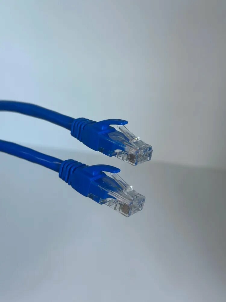 Кабель для интернет-соединения RJ-45/RJ-45, 10 м, синий